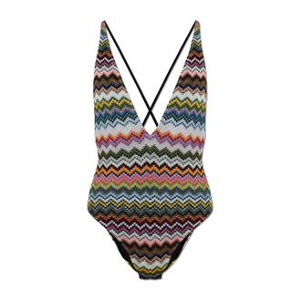 Missoni Femme, Maillots de bain, Multicolore, Taille: 40 FR Maillot de bain une pi&egrave;ce avec fil Lurex