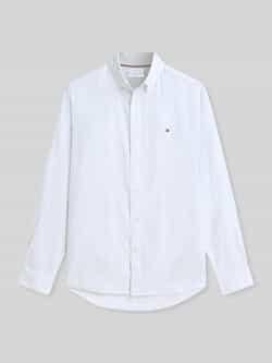 Tommy Hilfiger Regular Fit Freizeithemd aus reiner Baumwolle