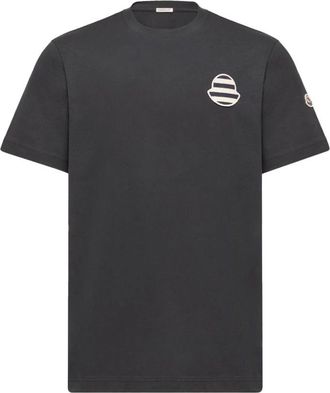 Moncler Homme, Tops, Noir, Taille: M T-Shirt