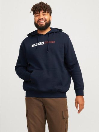 Jack & Jones Plus Size Hoodie JJECORP LOGO SWEAT HOOD PLAY NOOS PLS