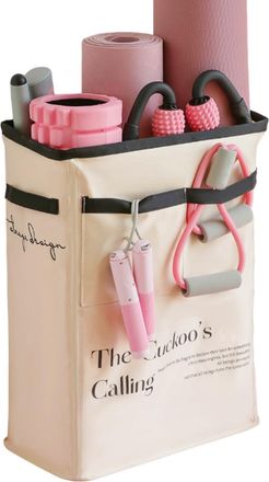 Generico Aufbewahrungskorb für Yogamatte, Aufbewahrungsregal für das Fitnessstudio zu Hause, Organizer für Fitnessgeräte, Yoga-Matten für Widerstandsbänder