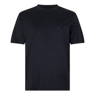 Emporio Armani Homme, Tops, Noir, Taille: M T-shirt en jersey m&eacute;lang&eacute; Lyocell Travel Essential