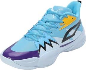 Puma Puma Genetics Chaussure de basket-ball unisexe, Bleu lumineux - Bleu glacial, 40.5 EU