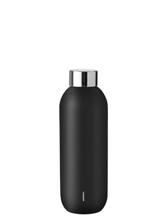 Stelton Thermosflasche Keep Cool - Thermo-Trinkflasche - Doppelwandige Isolierkanne - Moderner Design-Thermobecher f&uuml;r Wasser, hei&szlig;e & kalte Getr&auml;nke, Kaffee,