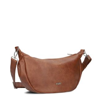 zwei Damen Handtasche Mademoiselle.M M70 Moon-Bag 4 Liter Trend-Tasche in Halbmond-Form vielseitig als Bauchtasche Crossbody-Bag Abendtasche Umh&auml;ngetasche 