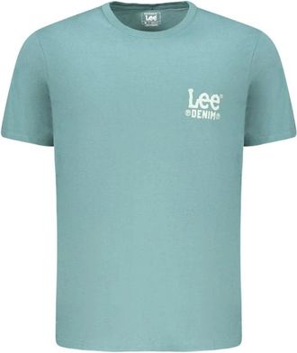 Lee Homme, Tops, Vert, Taille: L T-shirt Homme en Coton Vert