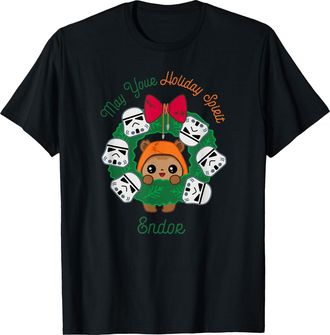 Star Wars Ewok Christmas May Your Holiday Spirit Endor Cute T-Shirt