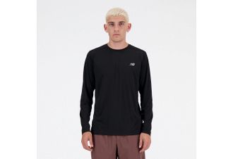 New Balance Laufshirt Sport Essentials Long Sleeve Langarm, feuchtigkeitsableitendes Material, pflegeleicht