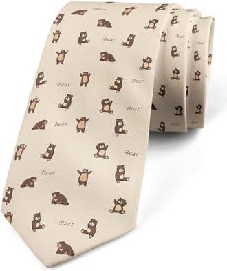 Generic Cravates Homme Beige Brun1 R&eacute;glable Tie Confortable Cravate Pour Affaires F&ecirc;te Remise De Dipl&ocirc;me