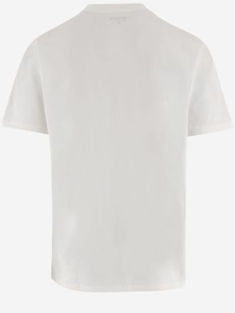 Carhartt Work in Progress Mens Printed Cotton T-Shirt White Organic Single Jersey T-Shirts And Polos