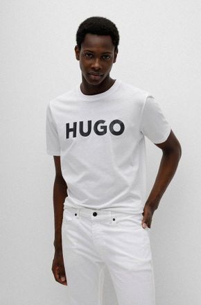 HUGO BOSS T-Shirt Dulivio Rundhalsausschnitt, Regular Fit, Must have Basic