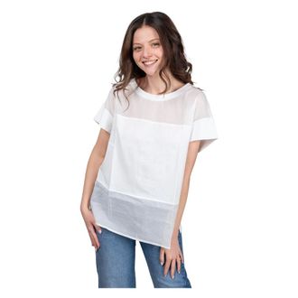 Ferrante Femme, Blouses et Chemises, Blanc, Taille: 36 FR Blouses