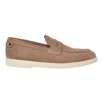Baldinini Suede Loafer - - Shoes - Herren - Beige - 43 EU