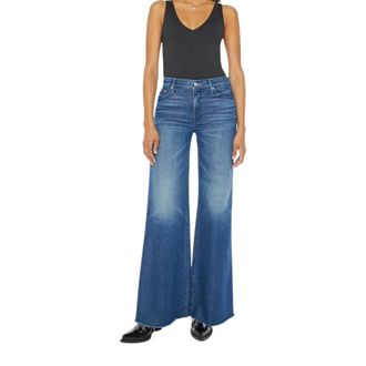 Mother Femme, Jeans, Bleu, Taille: W26 Twister Sneak Fray Jeans