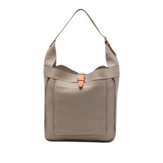 Herm&egrave;s Sac &agrave; bandouli&egrave;re Pre-owned Marwari GM - Femme - Pre-owned - Gris - Taille: ONE Size