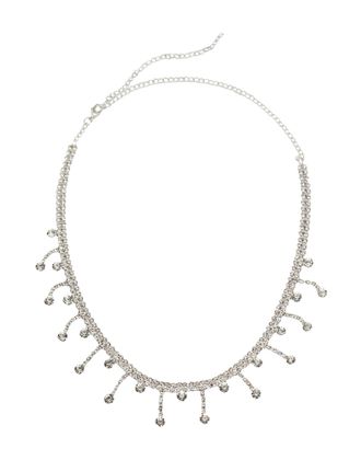 8 by YOOX EMBELLISHED RHINESTONES CHOKER