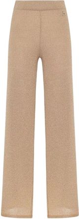 Akep Pantalon Large - Femme - Pantalons - Beige - Taille: 44 FR