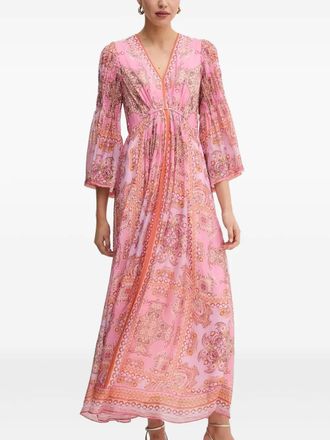 Hale Bob robe longue Mara - Rose