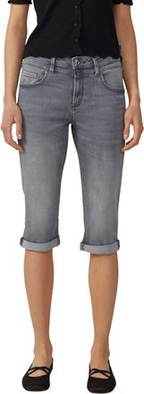 QS by s.Oliver Jeans Catie/Slim Fit/Mid Rise/Capri Length