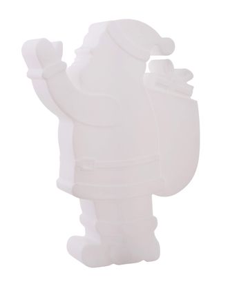 8 Seasons design LED Weihnachtsmann mit Farbwechsel Shining Santa 78 cm (Wei&szlig;), dimmbar, gro&szlig;er beleuchteter Nikolaus f&uuml;r Innen & Au&szlig;en, Fernbedienung, Weihnach