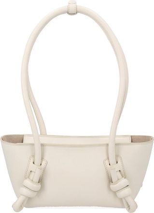 Hereu Womens Mini Bag Fleca White Leather Shoulder