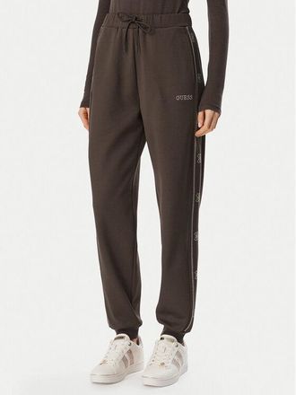 Guess Jogginghose V5BB23 KCX22 Braun Regular Fit