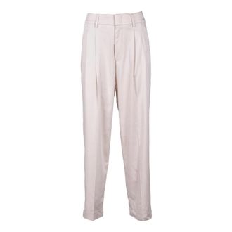 Dondup Elegante Stretch Baumwoll-Viskose Hose - - Trousers - Damen - Beige - W29