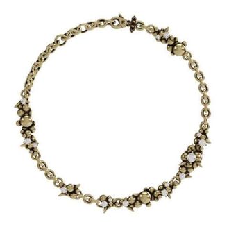 John Richmond Metall- und Kristallhalskette - - Accessories - Damen - Braun - ONE SIZE