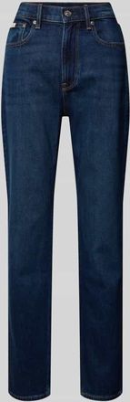 Calvin Klein Jeans Straight Fit Jeans mit Logo-Patch Modell New Moon