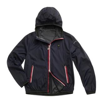 Blauer Kurze Windjacke Marineblau - - Jackets - Herren - Blau - S