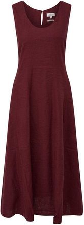 s.Oliver Midikleid Kleid Midi-Kleid aus Leinenmix