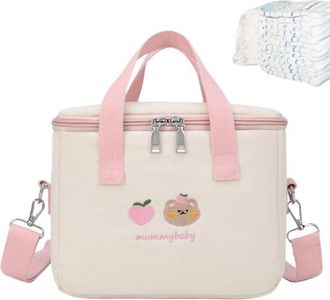 Generic Sac &agrave; couches - Distributeur de couches pour b&eacute;b&eacute;s, sac &agrave; couches pour b&eacute;b&eacute;s | Sac &agrave; couches moderne avec compartiments de couche isolante, sac pour b