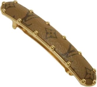 Louis Vuitton Barrette en toile Monogram Pre-owned - Femme - Pre-owned - Brun - Taille: ONE Size