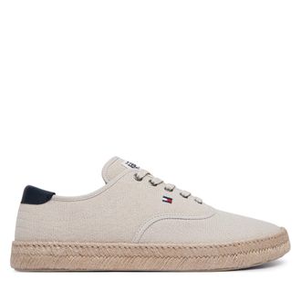 Tommy Hilfiger Espadrilles Tommy Hilfiger Th Hi Vulc Core Jutte Canvas FM0FM05872 Grau