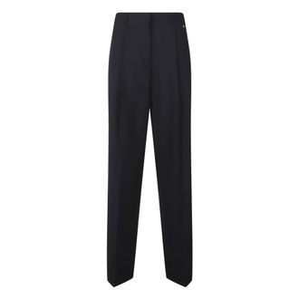 Herno Femme, Pantalons, Bleu, Taille: 50 FR Pantalon en Laine L&eacute;g&egrave;re Stretch Woolly