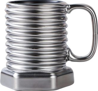 Generico Teetasse, Design mit schwarzer Innenschraube, Keramikbecher f&uuml;r hei&szlig;e Schokolade, f&uuml;r Geburtstag, Weihnachten, K&uuml;che, Caf&eacute;, Restaurant, Zuhause