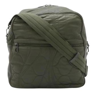 Bottega Veneta Sac bandouli&egrave;re en cuir Pre-owned - Femme - Pre-owned - Vert - Taille: ONE Size