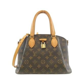 Louis Vuitton Sac &agrave; main en toile enduite Pre-owned - Femme - Pre-owned - Brun - Taille: ONE Size