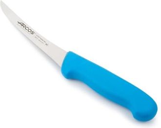 Arcos Messer Entbeiner Curvado Semiflexibel - Edelstahlklinge 140 mm - Polypropylen-Griff Blau - Ideal zum Entbeinen - Serie 2900
