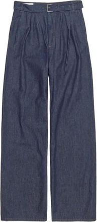 Dries Van Noten Homme, Pantalons, Bleu, Taille: S Pantalone Wide Pantalons