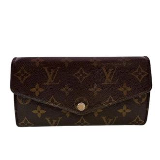 Louis Vuitton Pre-owned Monogram Long Wallet (bi-fold) - Homme - Pre-owned - Brun - Taille: ONE Size