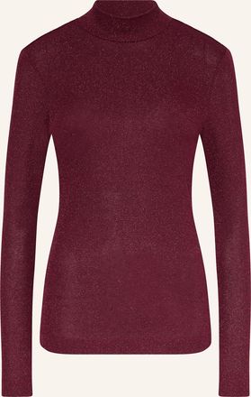 Rich & Royal Longsleeve Mit Glitzergarn rot