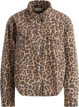 Anine Bing Femme, Vestes, Brun, Taille: 38 FR Paxton Shirt