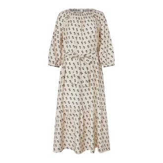Masai Robe Mi-longue - Femme - Robes - Beige - Taille: 44 FR