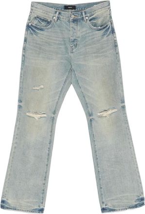 Purple jean évasé en coton - Bleu