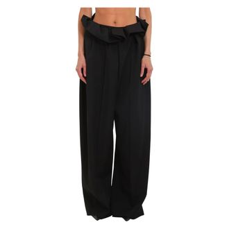 Khaite Kira Pant - Femme - Pantalons - Noir - Taille: 34 FR