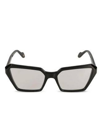 K&agrave;dor Kamila Brille mit geometrischem Gestell - Schwarz