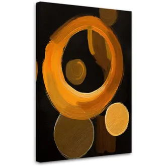 Artgeist Tableau d&eacute;co Cercles abstraits acrylique 70x100