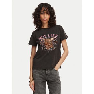 Lola Casademunt T-Shirt MS2615050 Schwarz Regular Fit