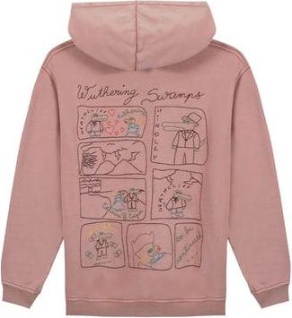 Maison Labiche Hoodie in Baumwolle bestickt - Pink